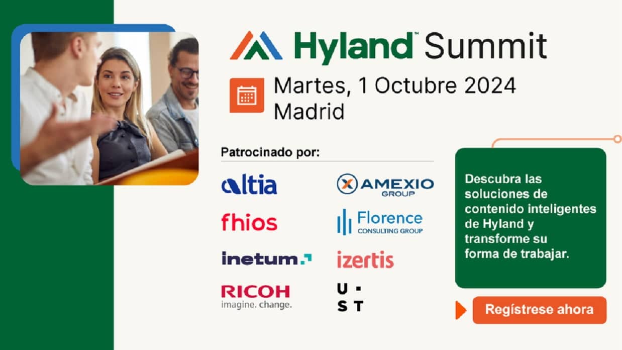 Asista al próximo Hyland Summit Madrid 2024